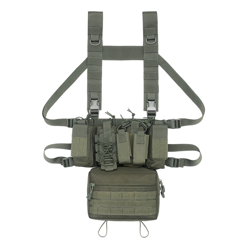 Wholesale Tactical Vest MOLLE Military Chest Bag With Abdominal Bag ...