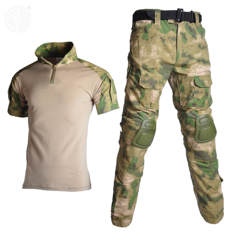Wholesale Military Tactical Uniform Shirt + Pants Camo Combat Frog Suit ...
